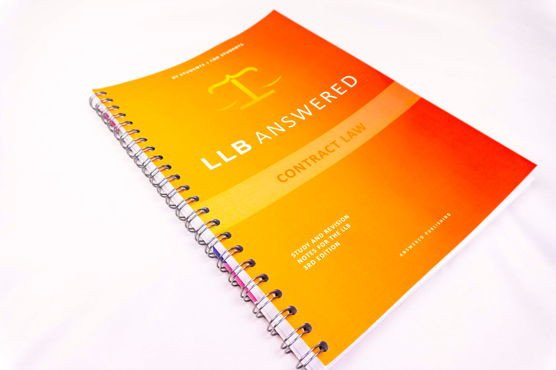 Law Notes - LLB Answered Guides – Law Answered