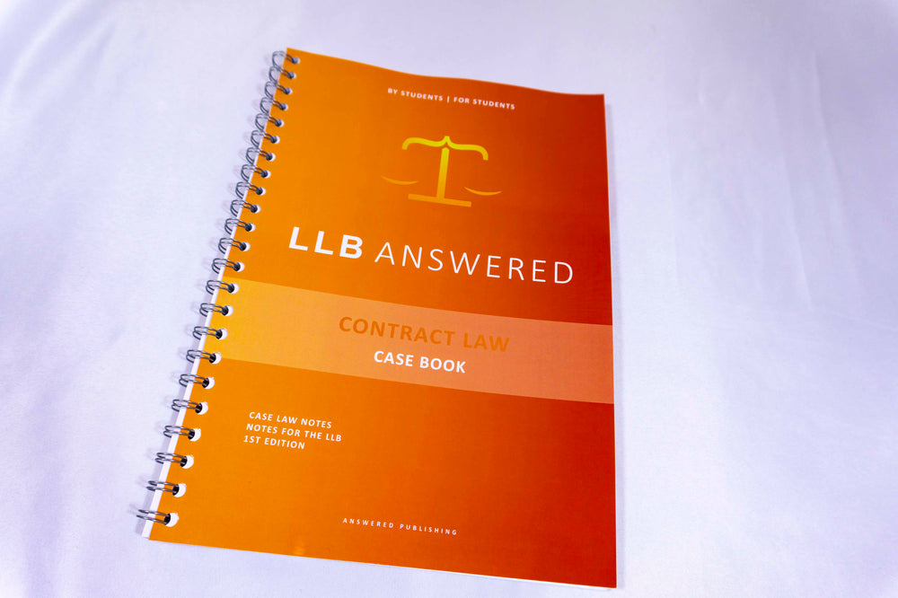Law Notes - LLB Answered Guides – Law Answered
