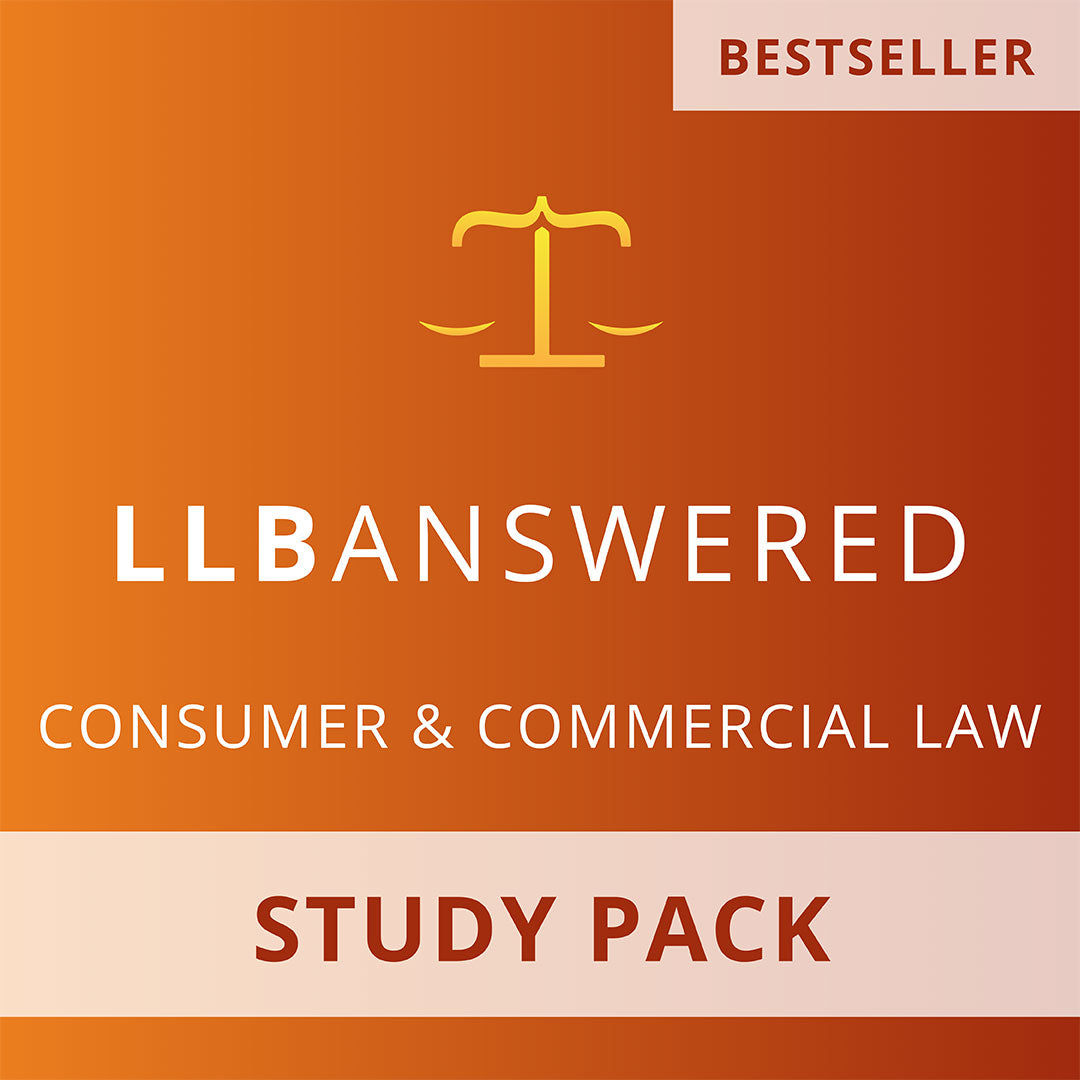 Commercial & Consumer Law Study Notes - LLB Study Pack (Core Guide and ...